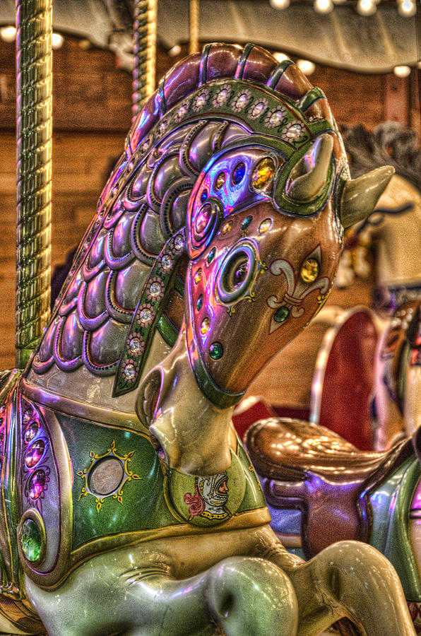 Carousel Colors Photograph by Dennis Brockschmidt - Fine Art America