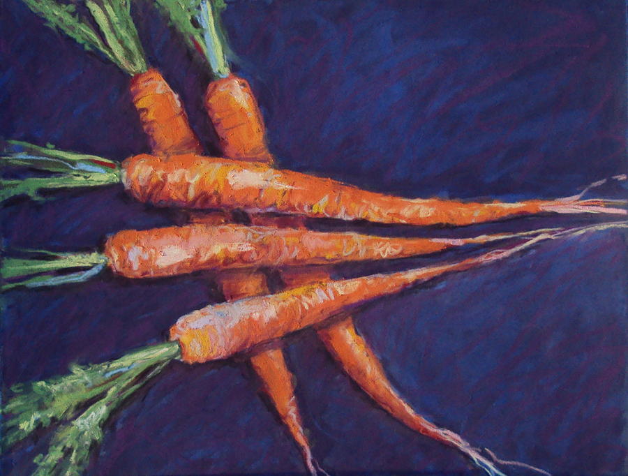 Carrot Stack Painting by Kelley Smith - Fine Art America