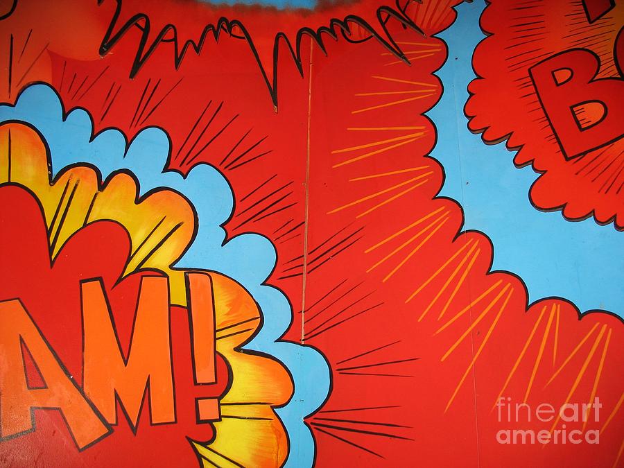 Cartoon Graffiti Wall Photograph by Shawn Christopher | Fine Art America