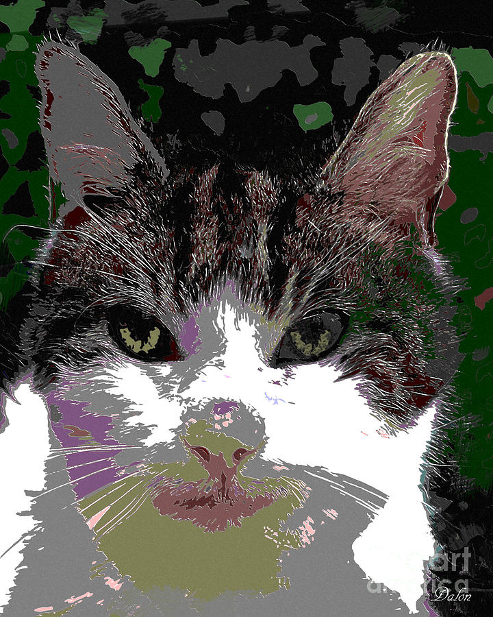 Cat Courage Digital Art by Keith Ryan - Fine Art America