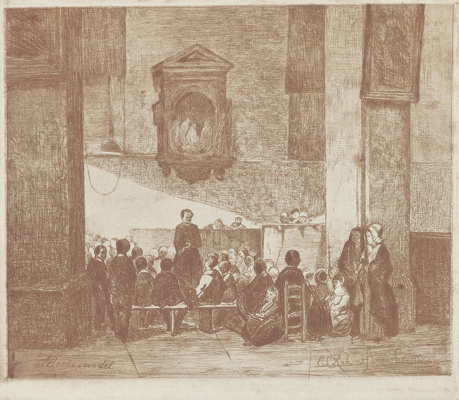 Catechism, Eberhard Cornelis Rahms Drawing by Eberhard Cornelis Rahms ...