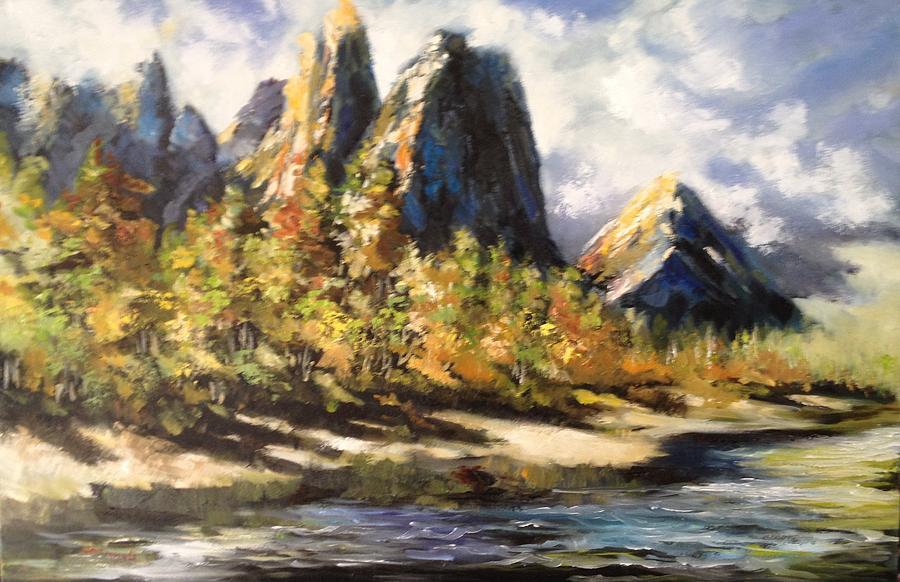 Catherdral Rock Painting by Thong Le - Fine Art America