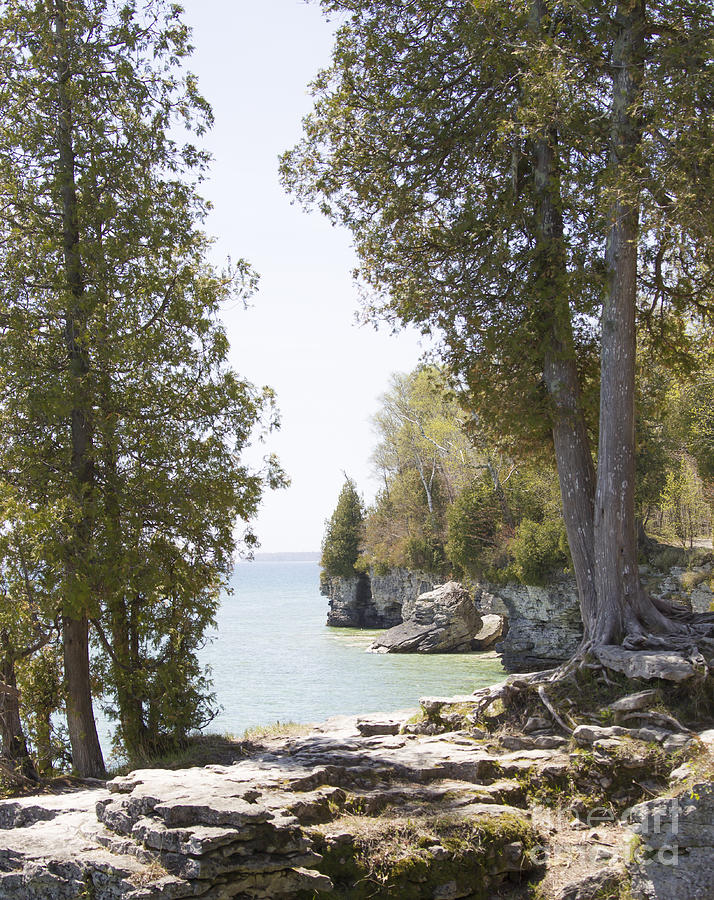 Cave Point Photograph by Keith Bell