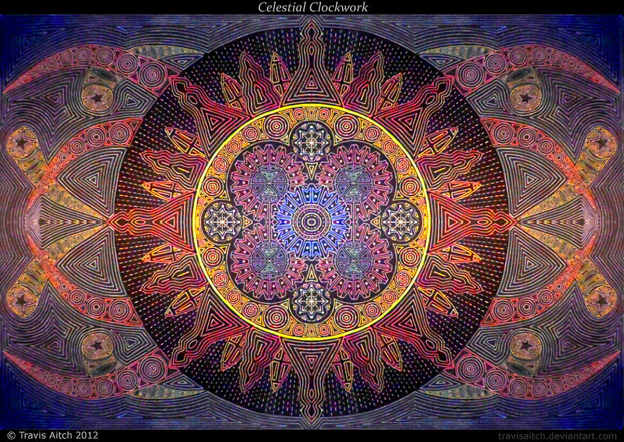 Celestial Clockwork Drawing by Travis Hunt - Fine Art America