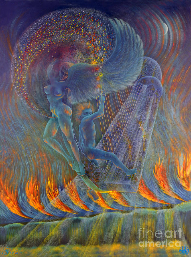 Celtic Romance Painting by Jerry Kool - Fine Art America