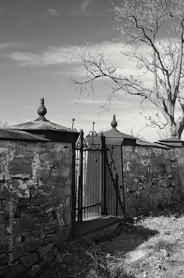 Cemetery Gate Photograph by Paul Yoder - Fine Art America