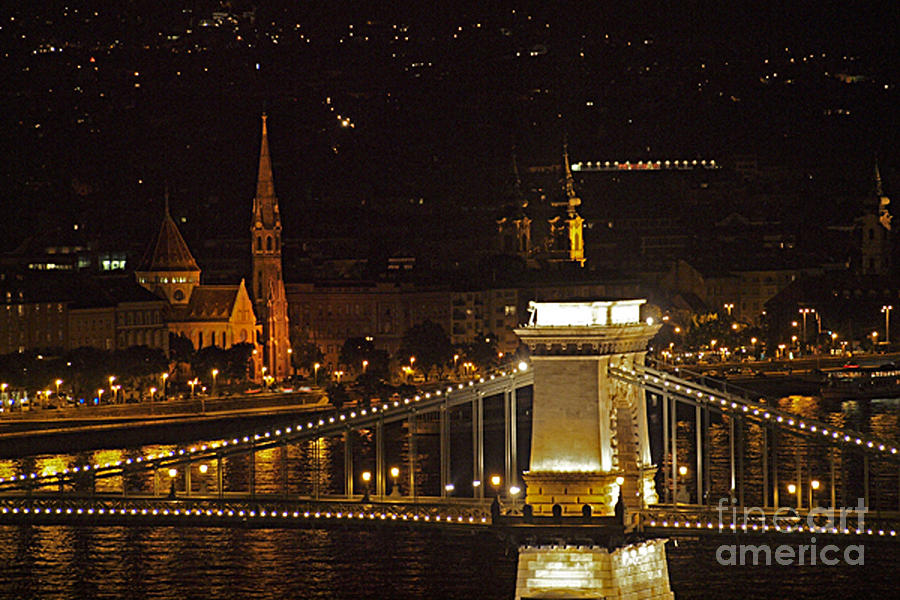 Chain Bridge Budapest Photograph by Howard Stapleton - Pixels