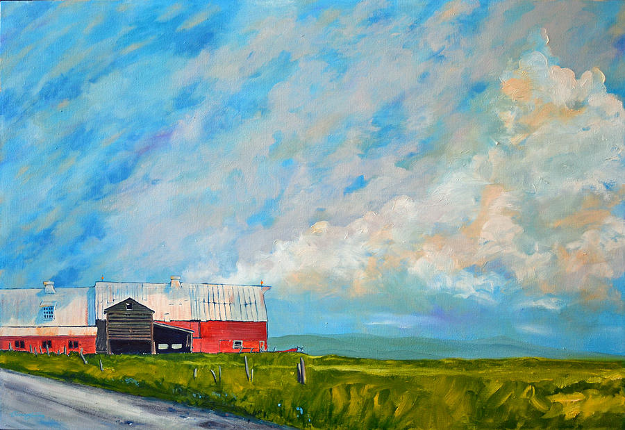 Champlain Barn Painting by Thomas Stratton - Pixels
