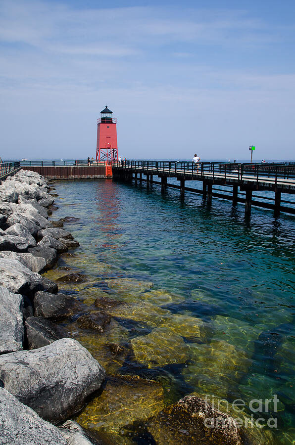 Charlevoix South Pier Lighthouse, Michigan, USA Photograph by Ralf ...