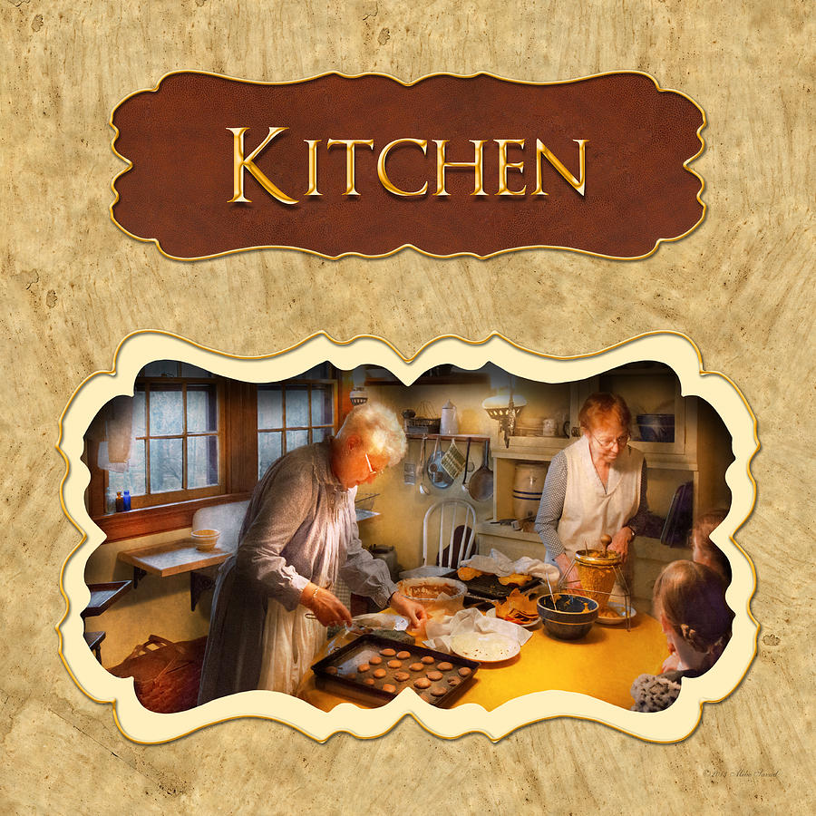 Chef Kitchen button Photograph by Mike Savad - Fine Art America