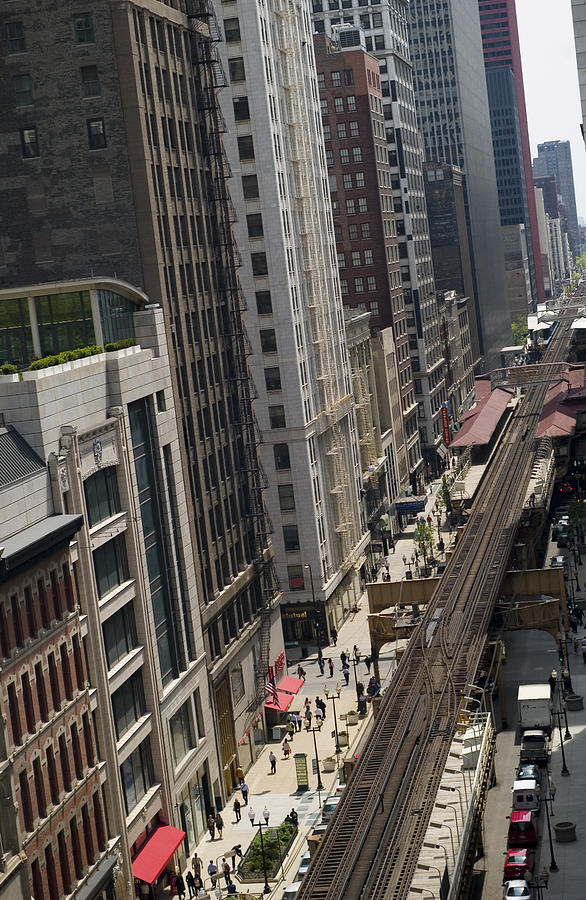 Chicago Loop 'L' Photograph by Patrick Warneka | Fine Art America