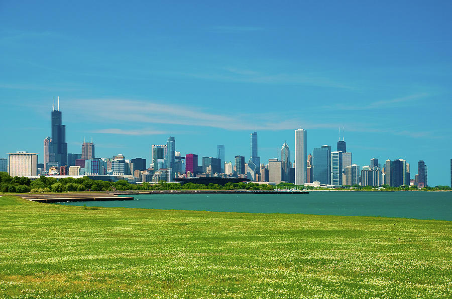 Chicago Skyline, Lake Michigan, And by Davel5957 Chicago Skyline, Lake Michigan, And by Davel5957