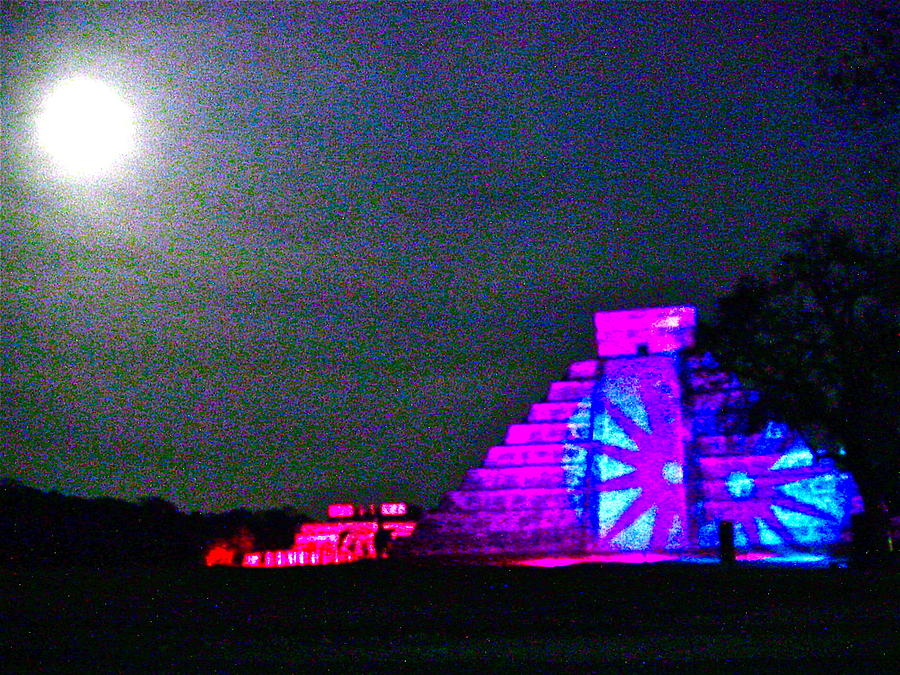 Chichen Itza Full Moon Photograph by Dashama Gordon - Fine Art America