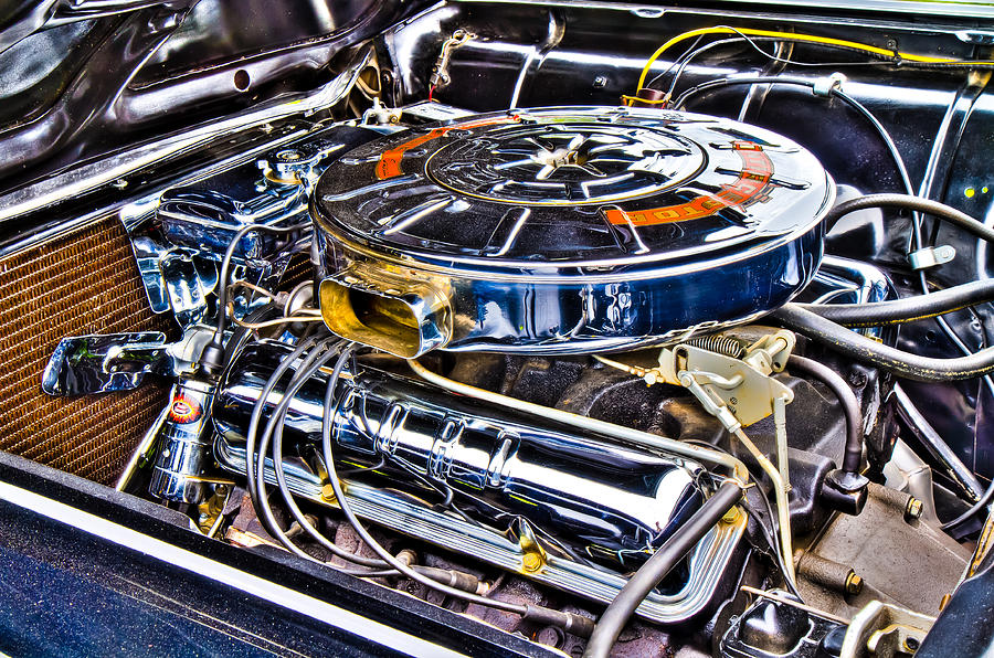 Chrome Engine Photograph by Victor Marsh - Fine Art America