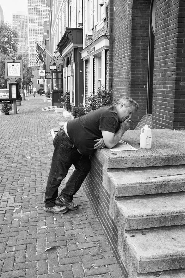 Cigarette Break Photograph by Hugh Smith - Fine Art America