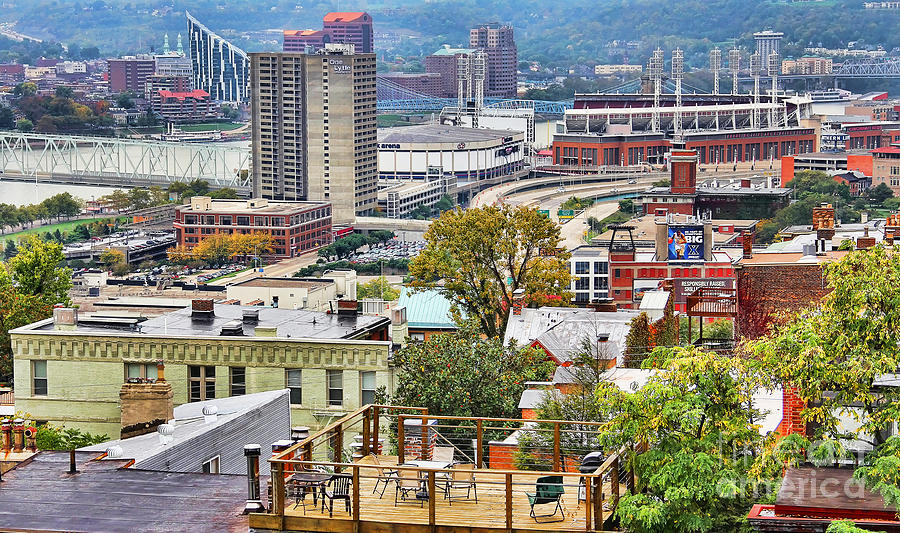 Cincinnati Rooftop 9965 Photograph by Jack Schultz - Fine Art America