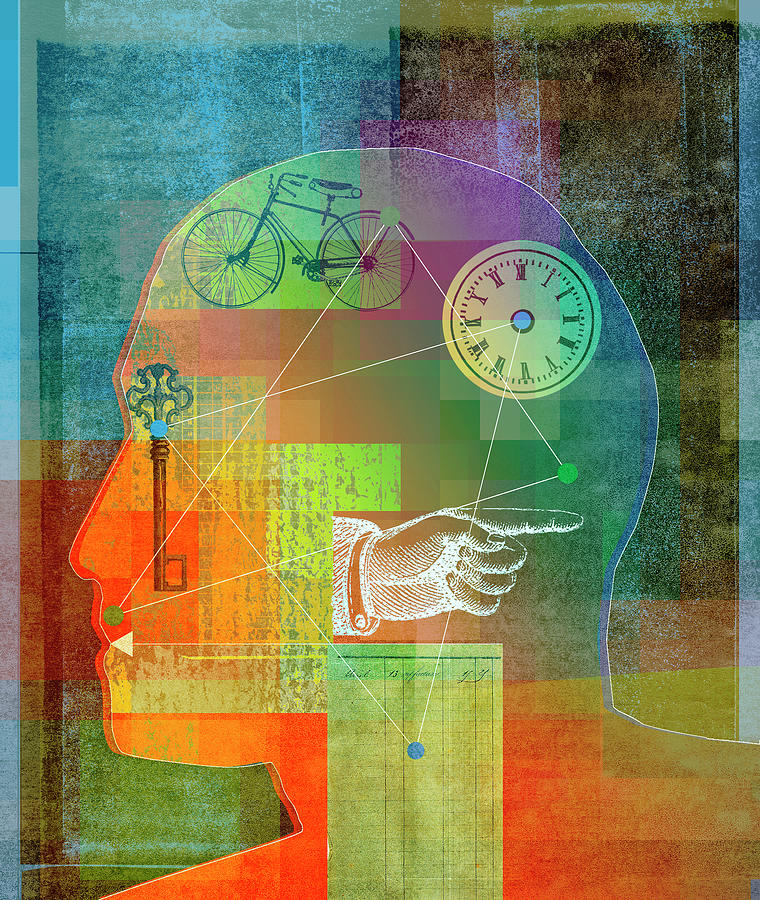 Circles And Lines Connecting Objects Photograph by Ikon Ikon Images ...