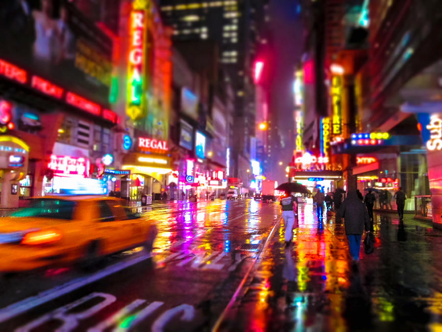 City Colors at Night Photograph by Andrew Kazmierski - Fine Art America