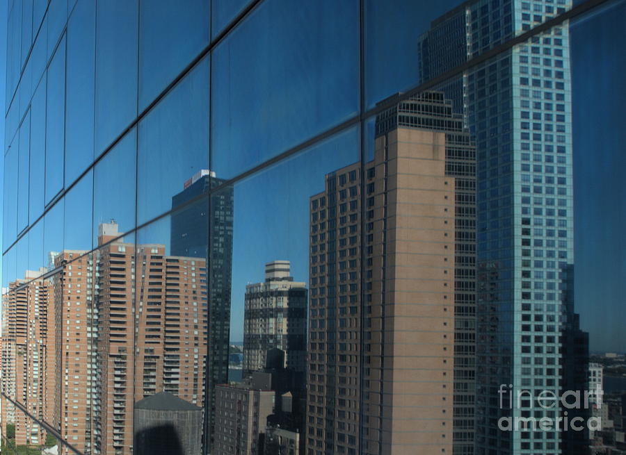 City reflection Photograph by David Call - Fine Art America