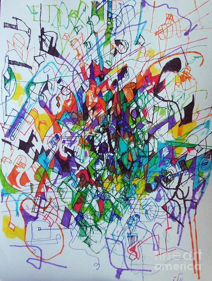 Clarification 2 Drawing by David Baruch Wolk - Fine Art America