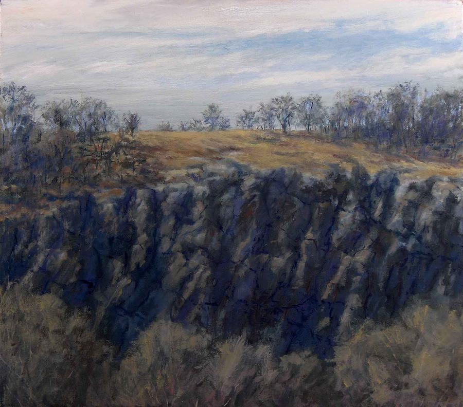 Cliffs Painting by Martin Pasco - Fine Art America