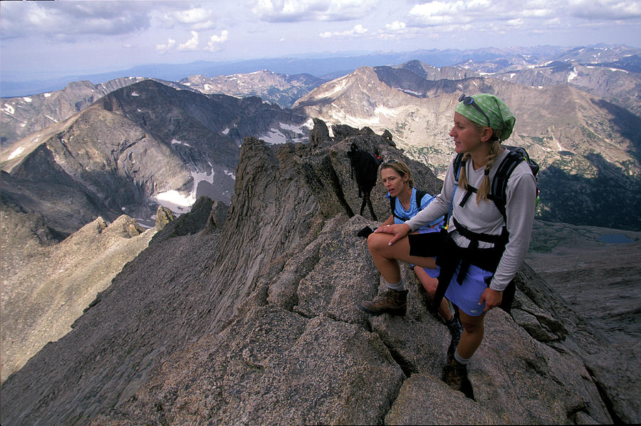 Climbing Longs Peak, Colarado, Usa Photograph by Beth Wald - Pixels