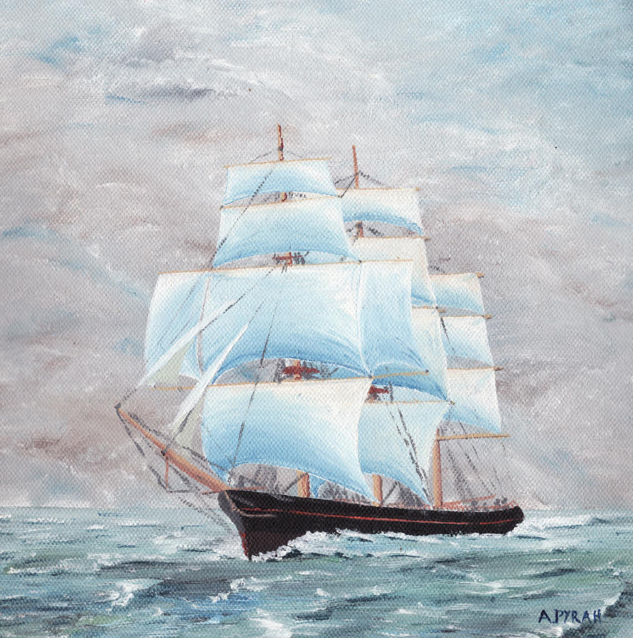 Clipper Painting by Andy PYRAH - Fine Art America