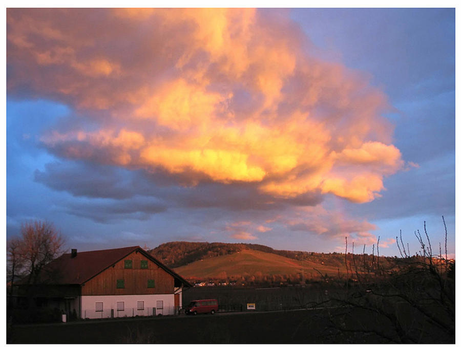 Clouds Hovering Photograph by Henry Adams | Fine Art America
