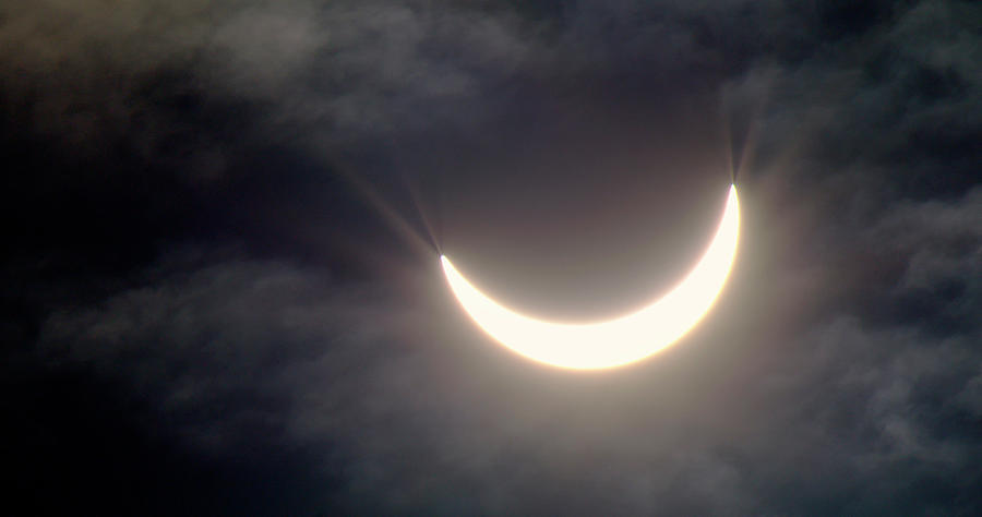Cloudy Solar Eclipse Photograph by Martin Dohrn - Fine Art America