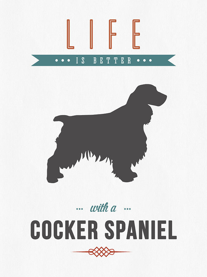 Cocker Spaniel 01 Digital Art by Aged Pixel - Pixels