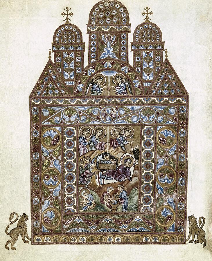 Codex Egberti. Ca. 980. Nativity Photograph by Everett - Fine Art America
