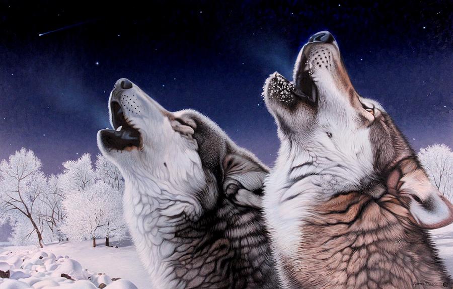 Cold Cry Painting by Daniel Pierce | Fine Art America