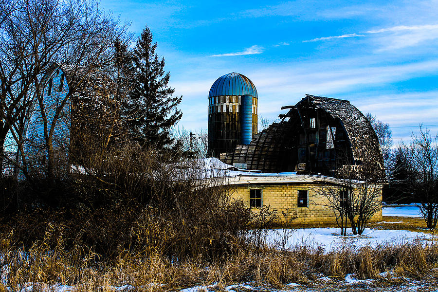 Collapsed Barn Photograph by Nick Peters - Fine Art America