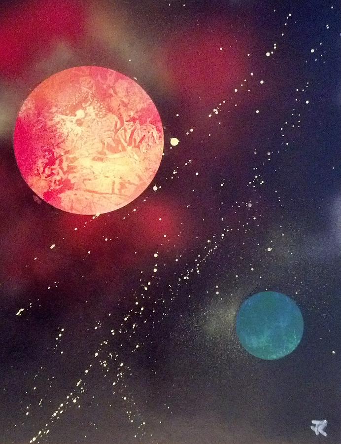 Collide Painting by Thomas Roteman | Fine Art America