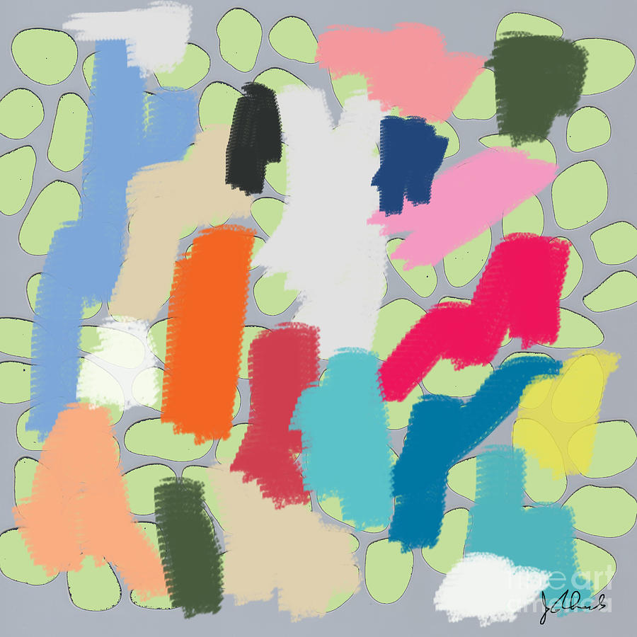 Color Pattern 2 Painting by Jack Rhodes - Fine Art America