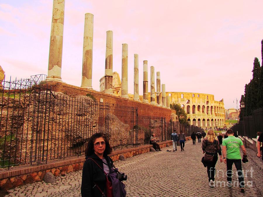 Colosseum columns Photograph by Ted Pollard - Fine Art America