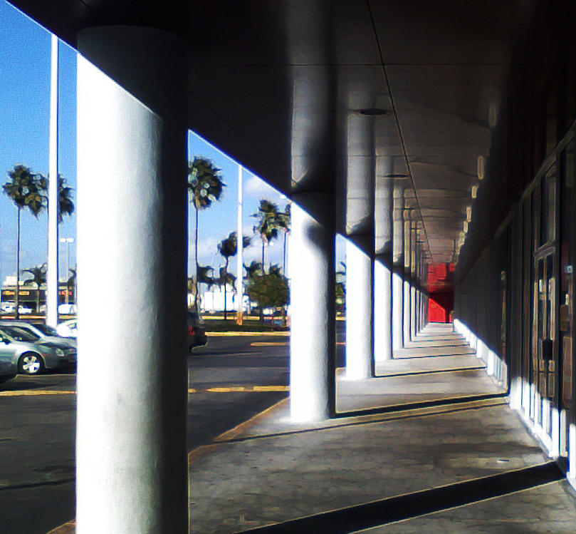 Column Corridor Photograph by Eric Rodriguez | Pixels