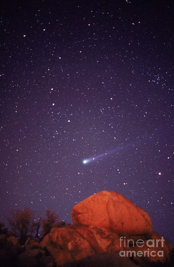 Comet Hyakutake Photograph by Jerry Schad | Fine Art America