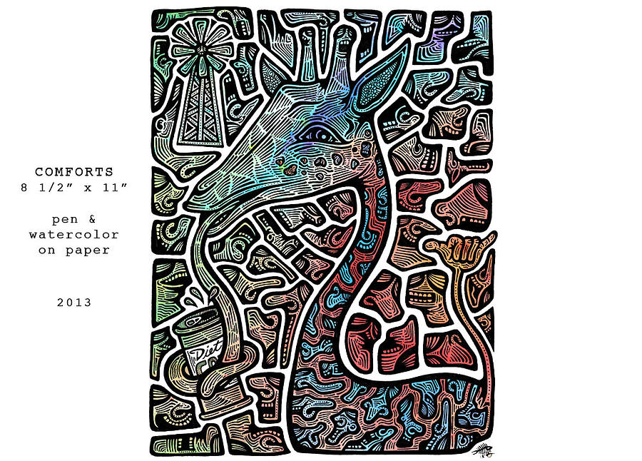 Comforts Drawing by David Schonhoff - Fine Art America