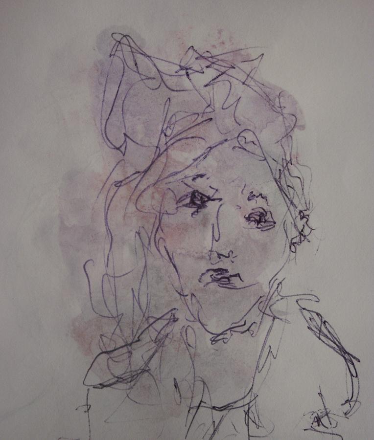 Composition 98 Drawing by Edward Wolverton - Fine Art America
