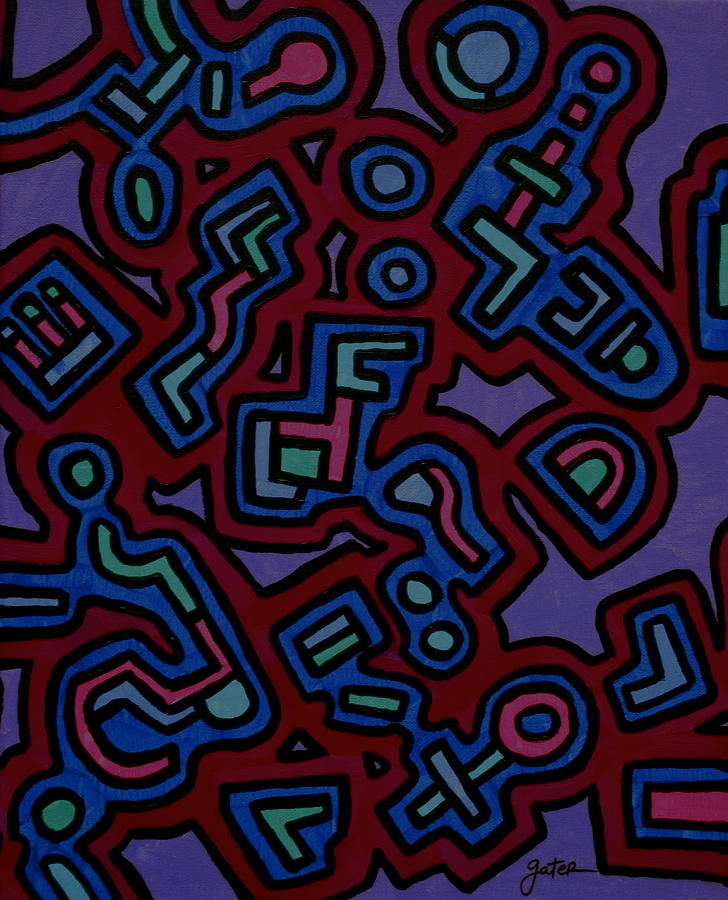 Compound Solution Painting by Jeff Gater | Fine Art America