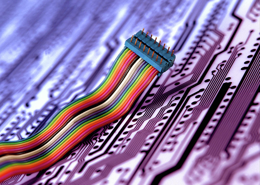 Computer Data Ribbon by Science Photo Library