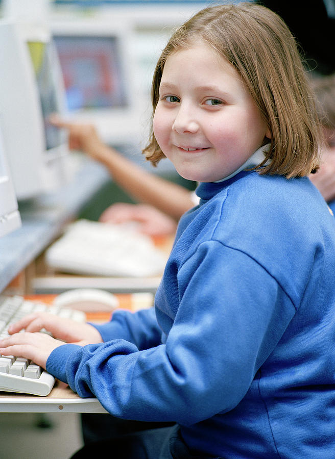 Computer Lesson Photograph by Martin Riedl/science Photo Library - Fine ...