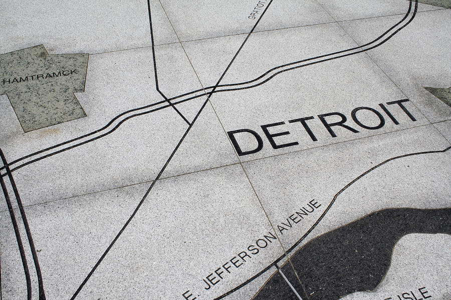 Concrete Map Photograph by Gary Marx - Pixels