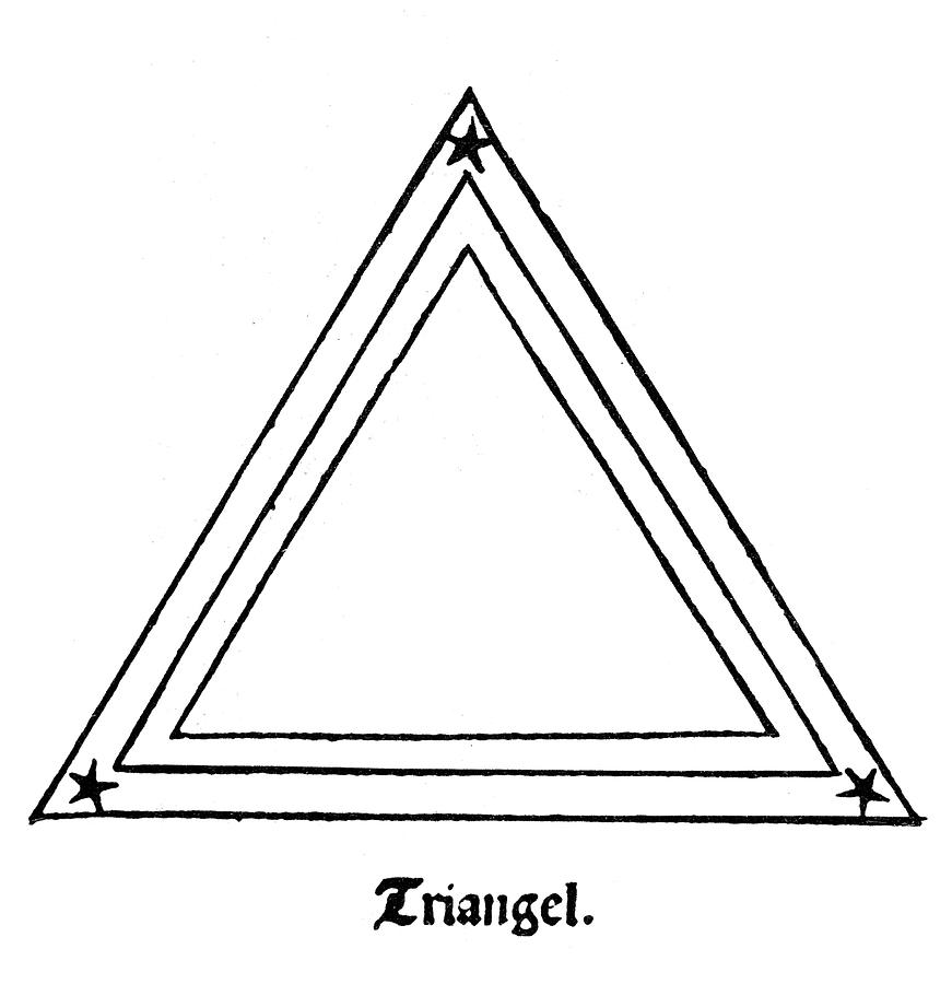 Constellation Triangulum Painting by Granger