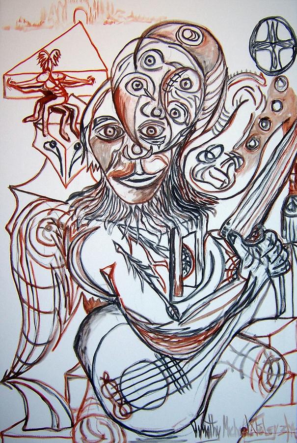 Contortion Drawing by Timothy Foley