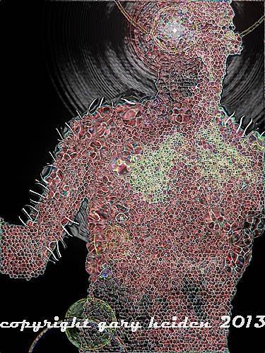 Cosmic Man Homo celestial Painting by Gary Heiden | Fine Art America