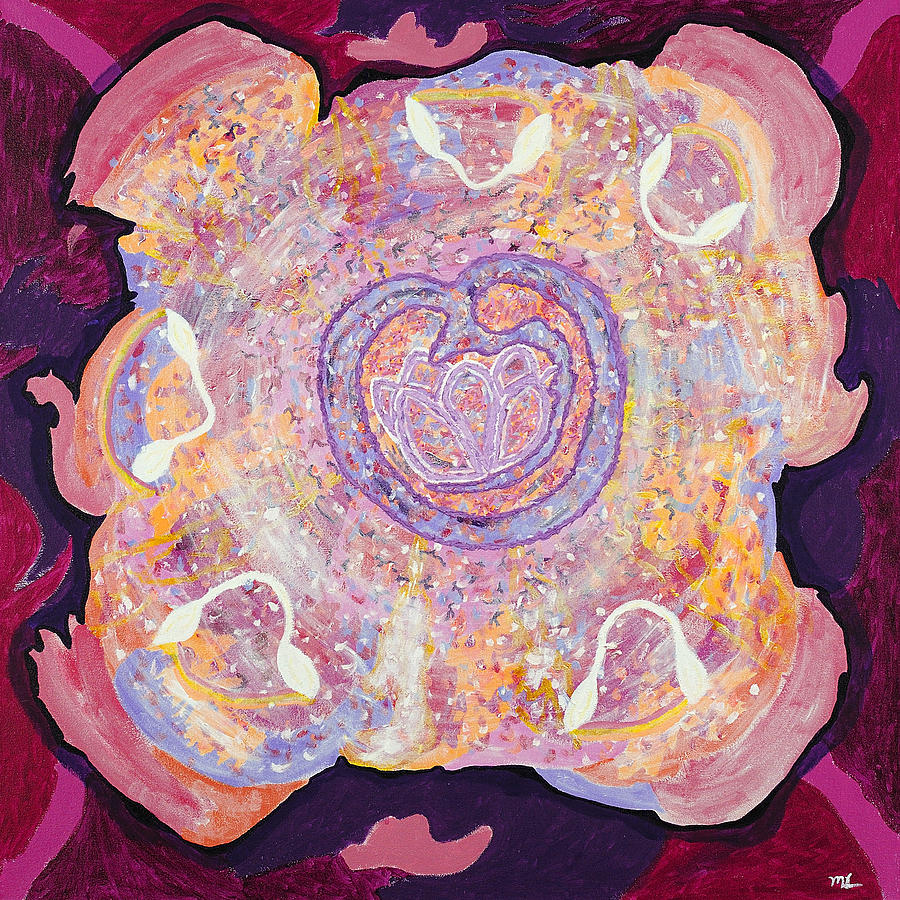 Cosmic Shield Painting by Madelyn Lavender - Fine Art America