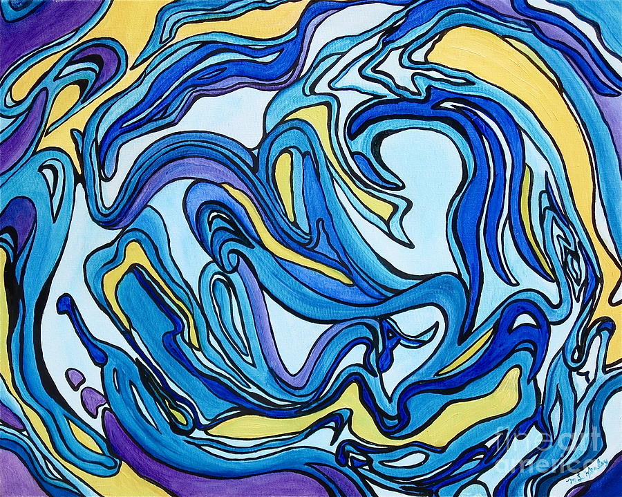 Counter Clockwise Painting by Marilyn Healey | Fine Art America