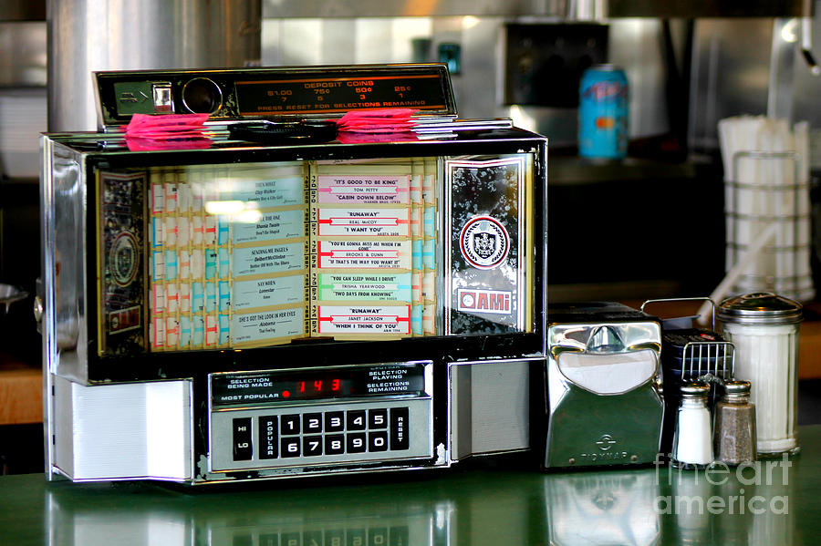 Counter Jukebox Photograph by Bobby Cole - Fine Art America